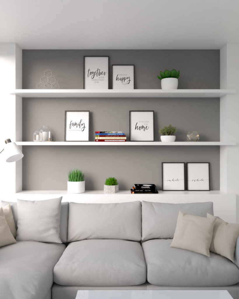 20 Elegant Dark Gray Accent Wall Ideas for Dramatic Interiors ...