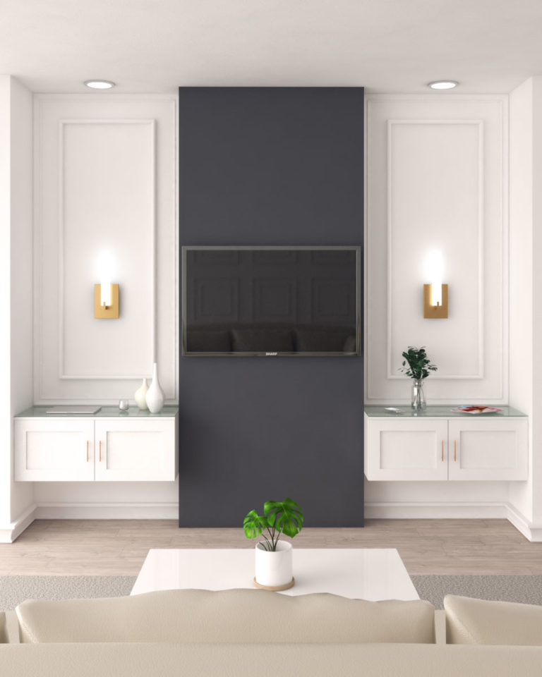 20 Elegant Dark Gray Accent Wall Ideas for Dramatic Interiors ...