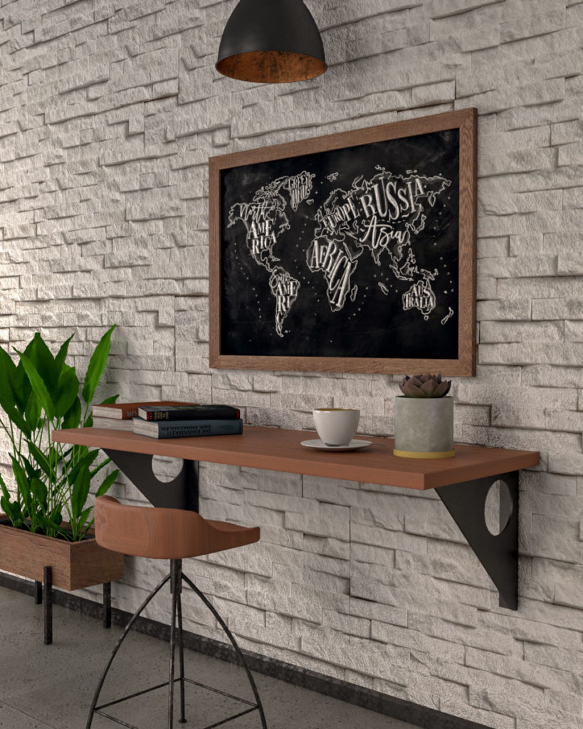 10 Creative Wall Table Solutions for Small Areas - roomdsign.com