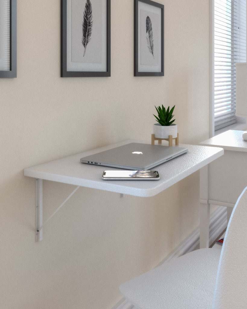 10 Creative Wall Table Solutions for Small Areas - roomdsign.com