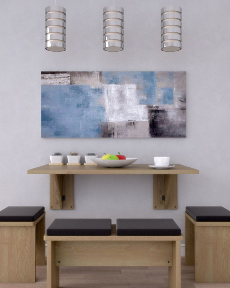 10 Creative Wall Table Solutions for Small Areas - roomdsign.com
