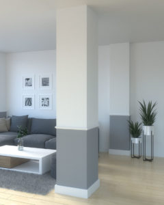 12 Best Column Decoration Ideas to Decorate a Column in Living Room ...