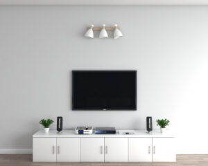 9 Creative Ways to Decorate Empty Space Above TV - roomdsign.com