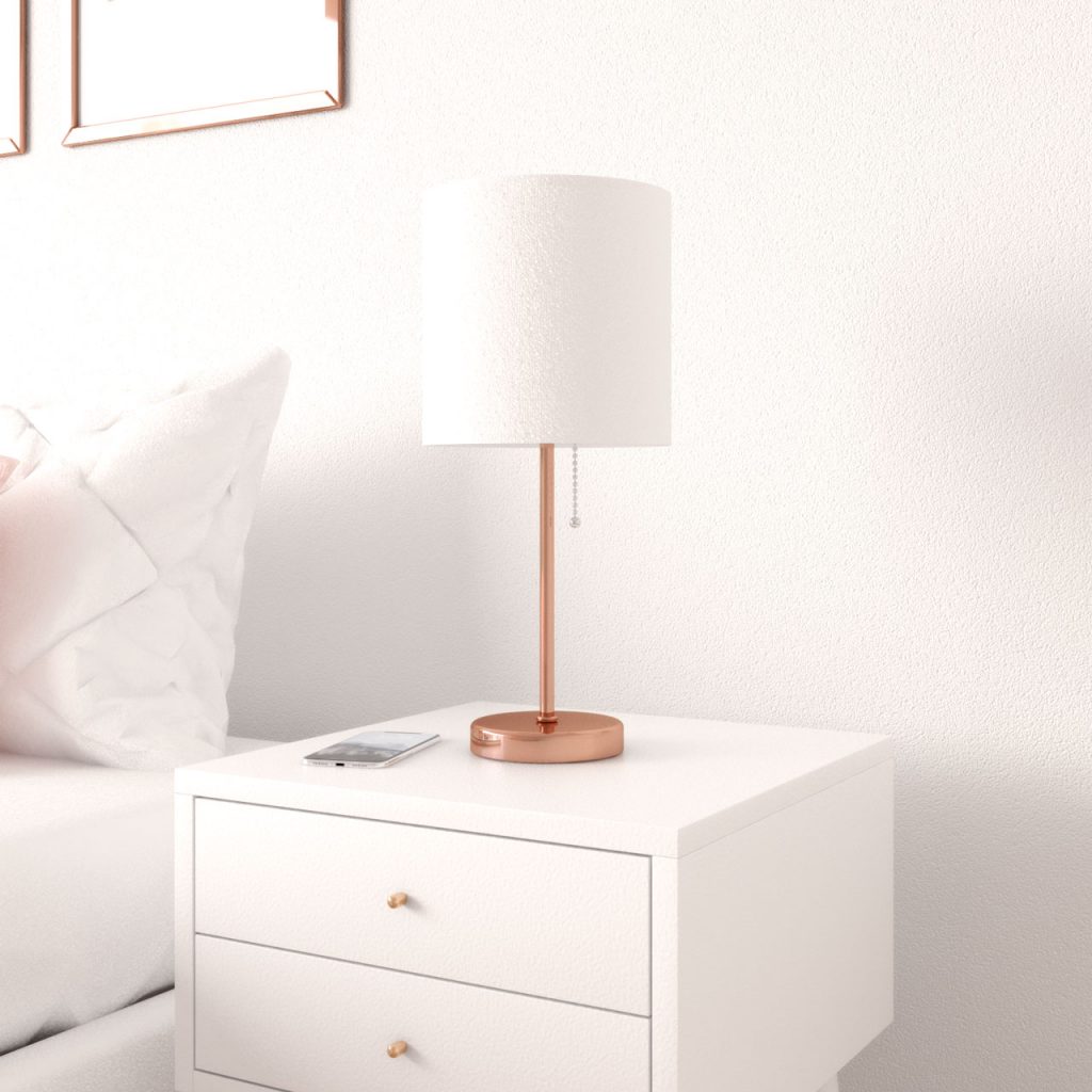 14 Sweet and Glam Rose Gold Bedroom Decor Ideas - roomdsign.com