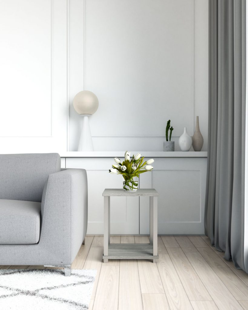 10 Stylish End Tables That Pair Perfectly with Gray Couches - roomdsign.com