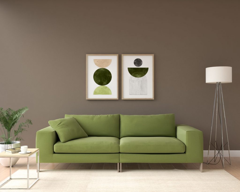 What Color Wall Goes with Olive Green Couch? - roomdsign.com
