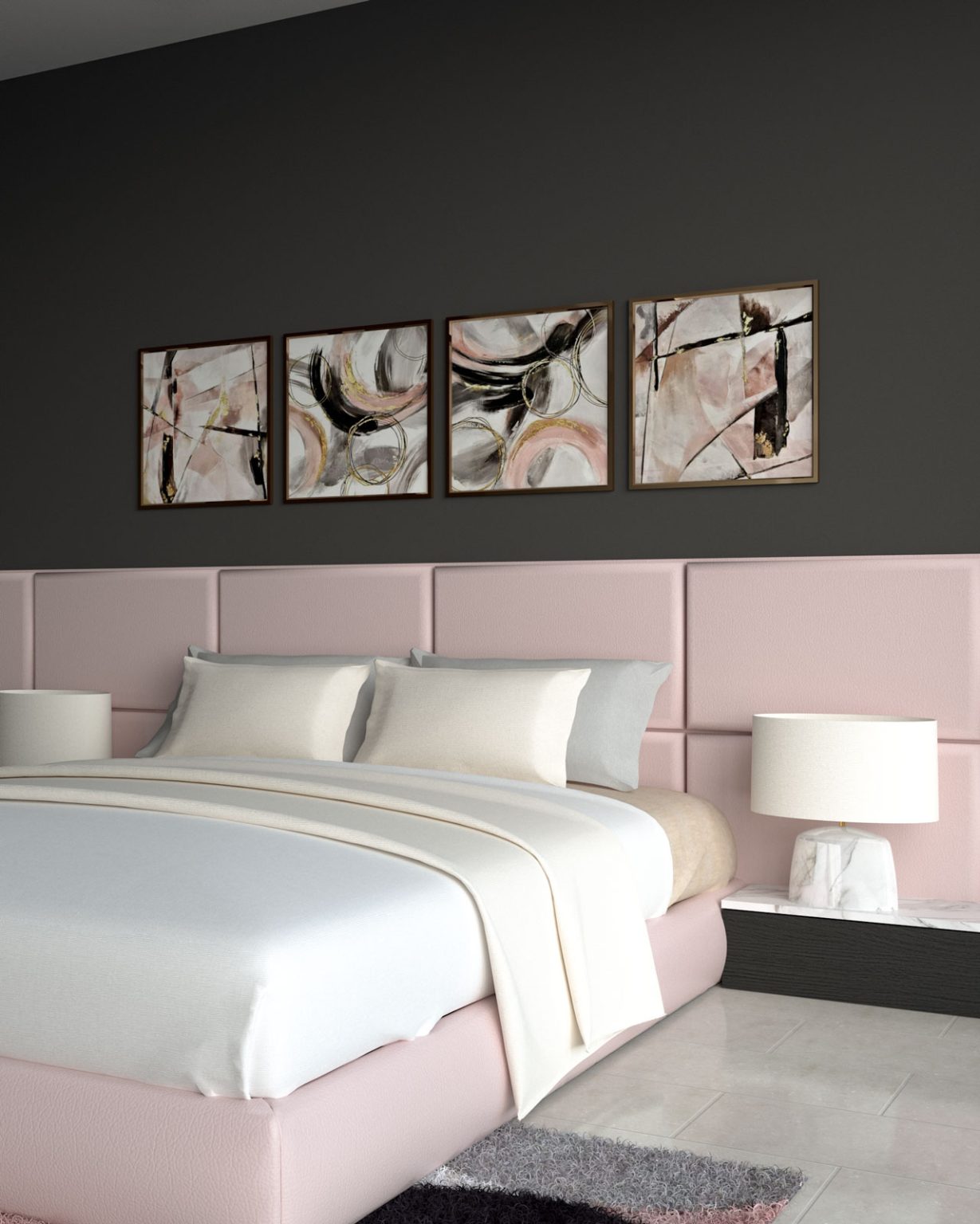 20 Pink Wall Decor Ideas for Chic Interiors - roomdsign.com