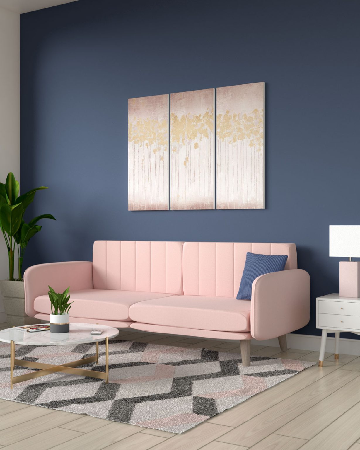 20 Pink Wall Decor Ideas for Chic Interiors - roomdsign.com