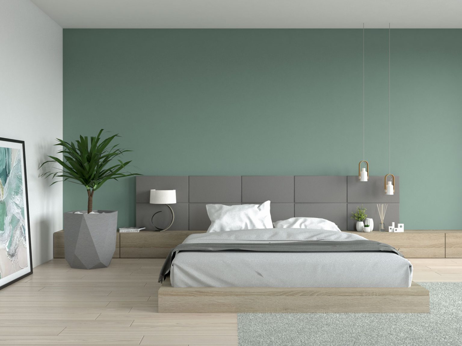 12 Best Gray-Green Paint Colors for Interior Walls - roomdsign.com