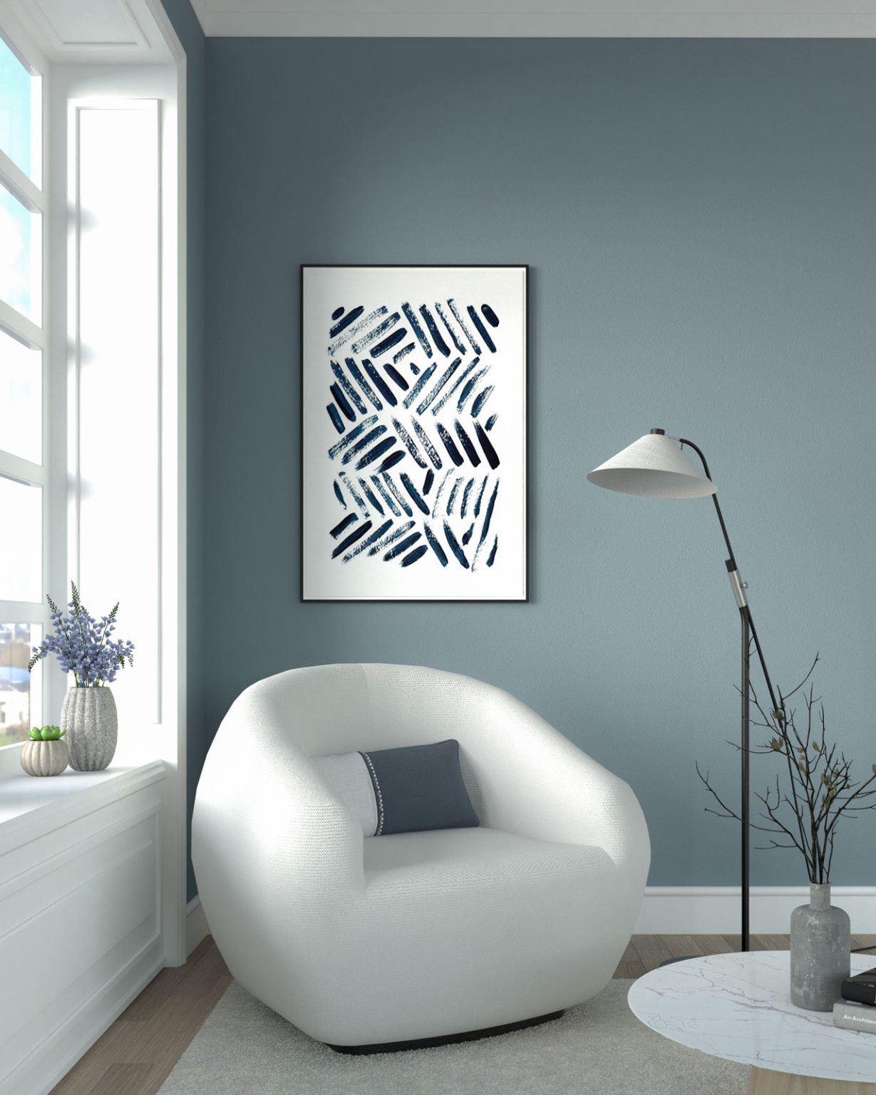 Our Favorite Blue-Gray Paint Selections for Interior Walls - roomdsign.com