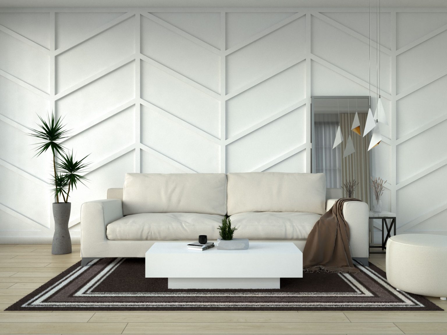 7 Stylish Rug Choices for a White Coffee Table - roomdsign.com