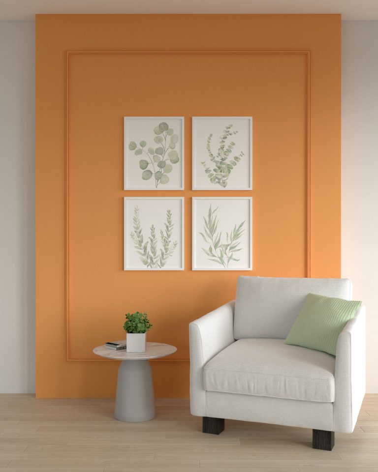 15 Beautiful Shades to Coordinate with Orange Walls - roomdsign.com
