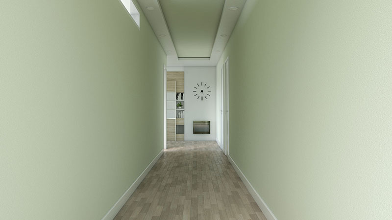 10 Wall Paint Color Ideas to Open Up Dark Narrow Hallways - roomdsign.com