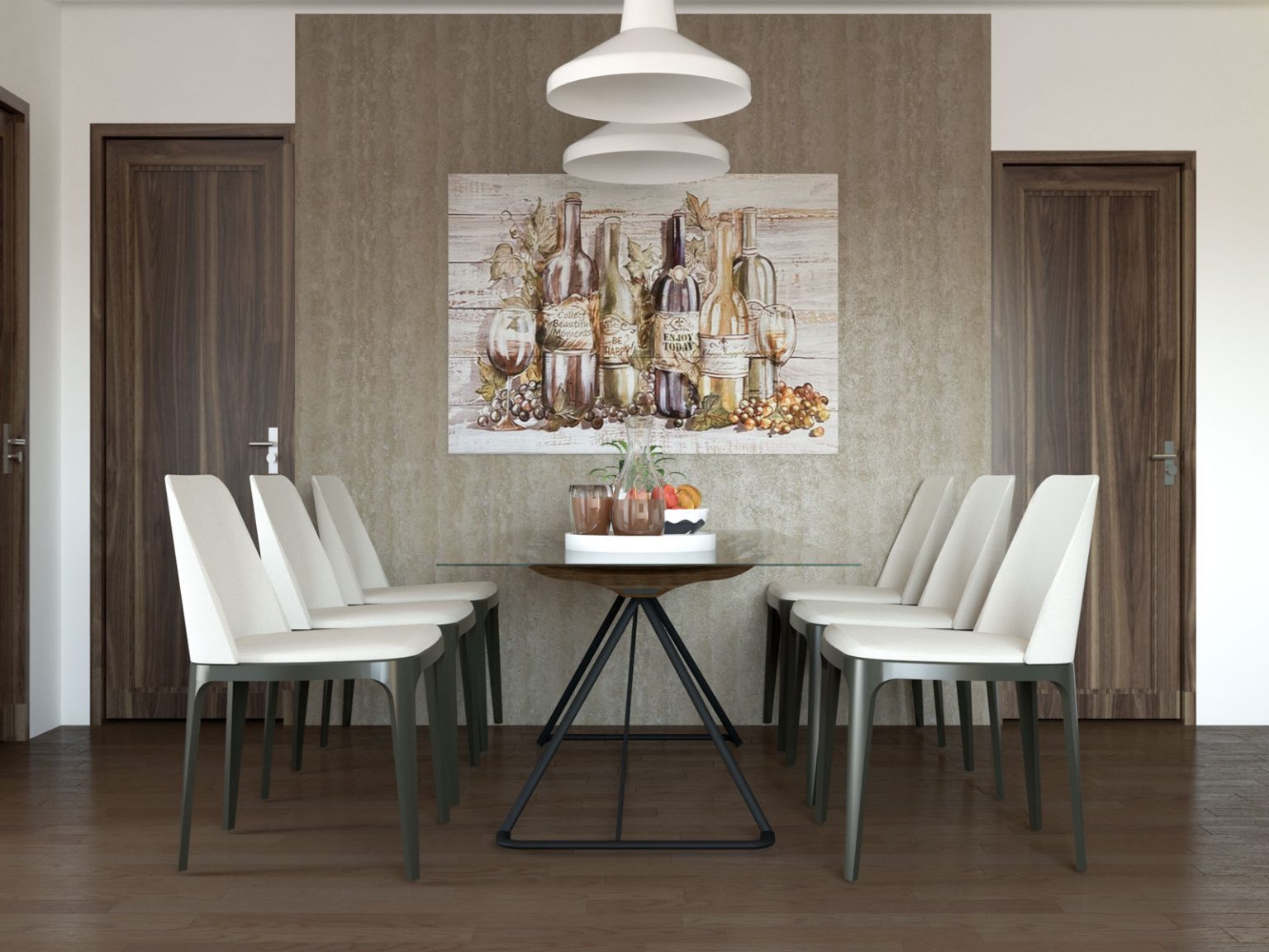 7 Best Dining Table Colors for Dark Wood Floors - roomdsign.com