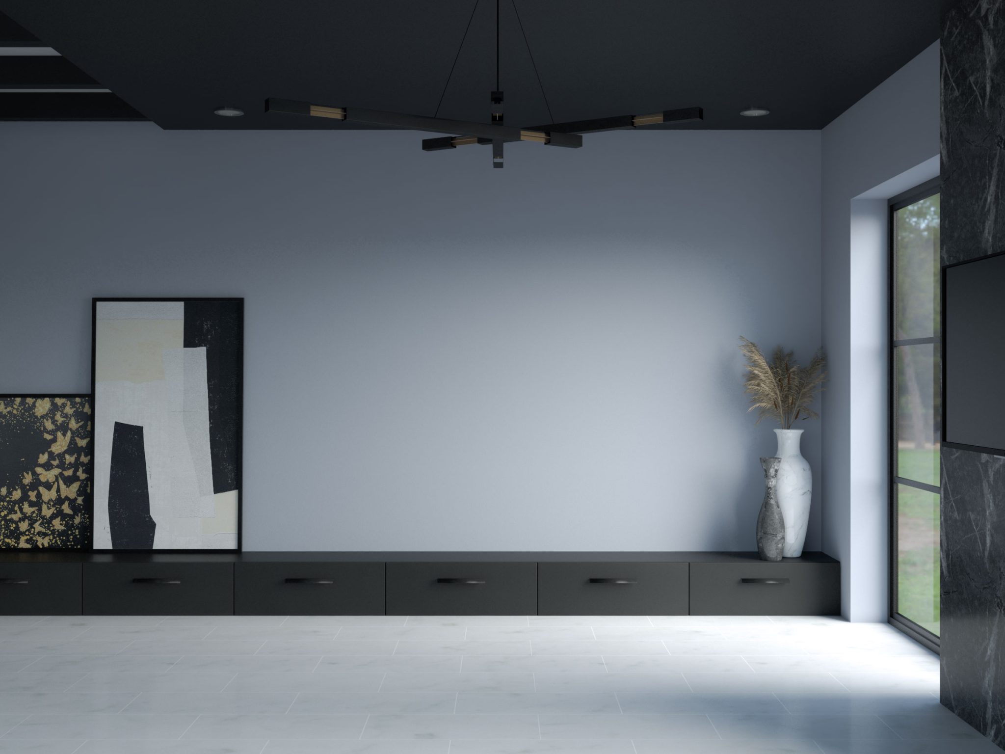 What Color Wall Goes with Black Ceiling? (7 Choices For A Dramatic ...