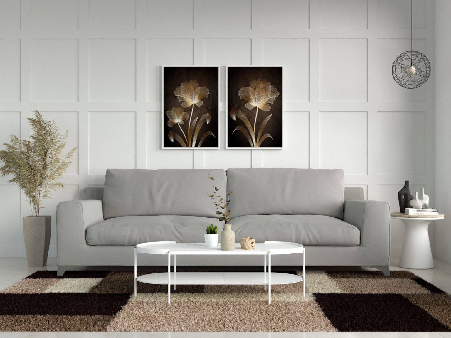 What Color Rug Goes with a Gray Couch? - roomdsign.com