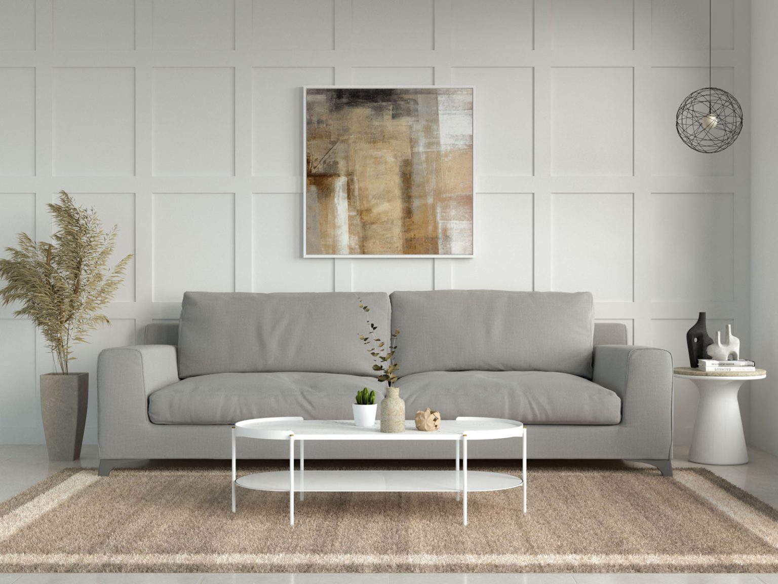What Color Rug Goes with a Gray Couch? - roomdsign.com