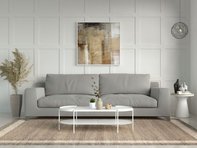What Color Rug Goes with a Gray Couch? - roomdsign.com