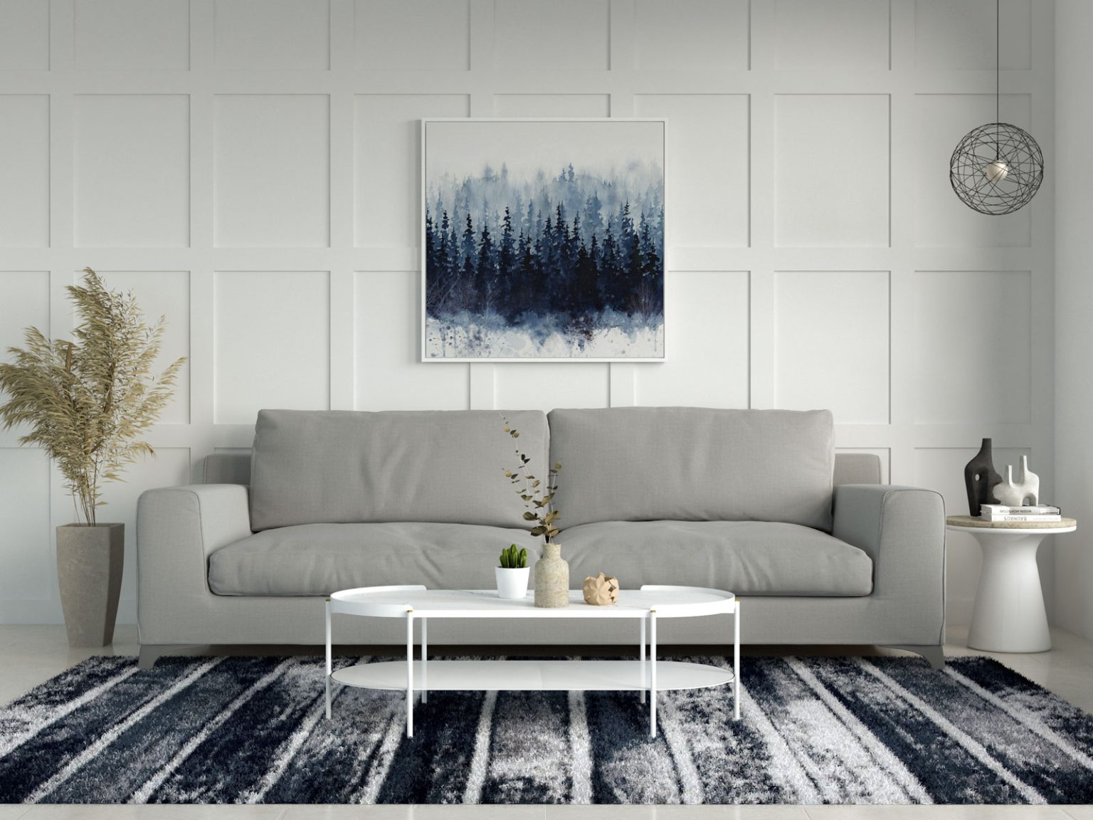 What Color Rug Goes with a Gray Couch? - roomdsign.com