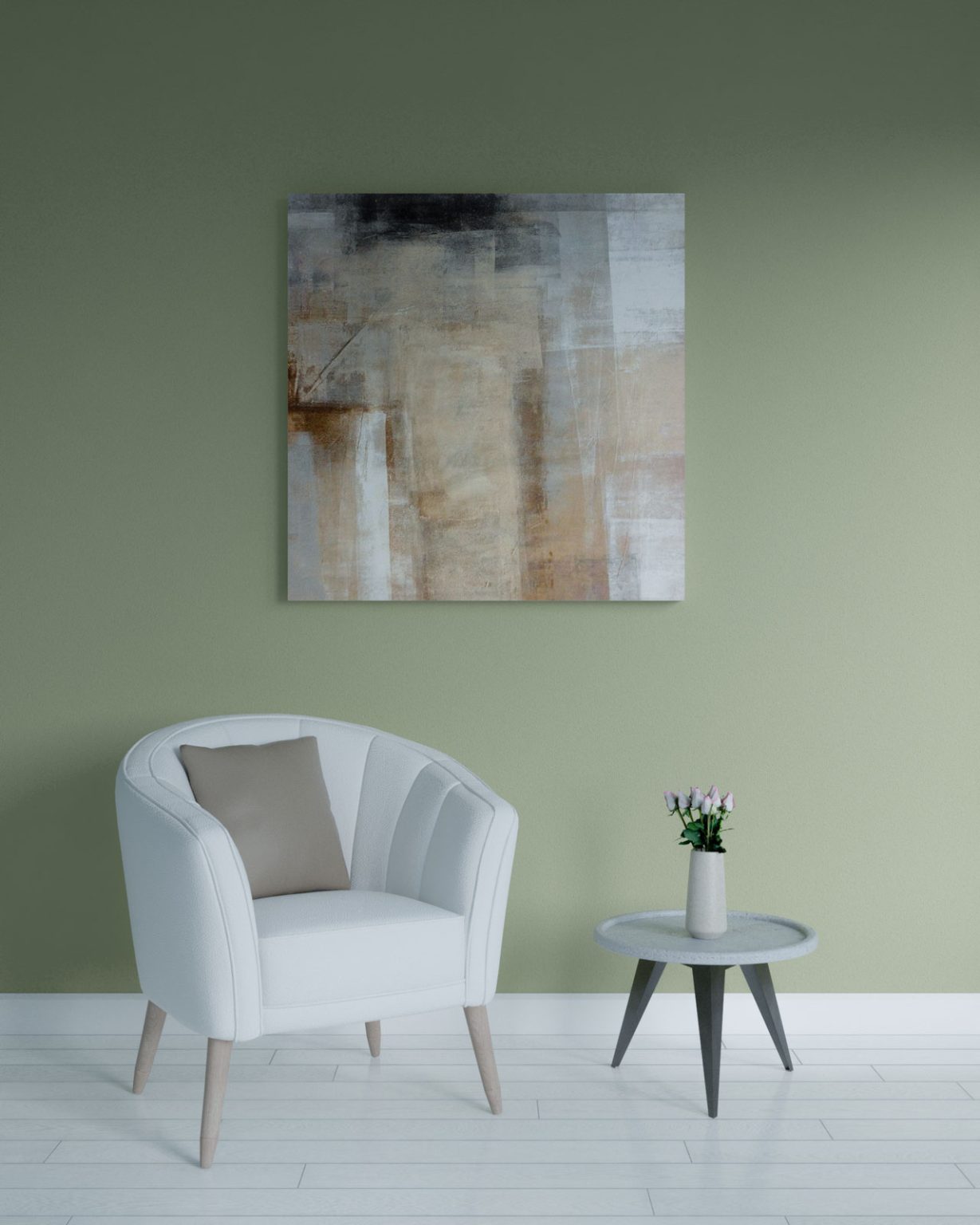 15 Fresh Accent Colors for Olive Green Wall - roomdsign.com