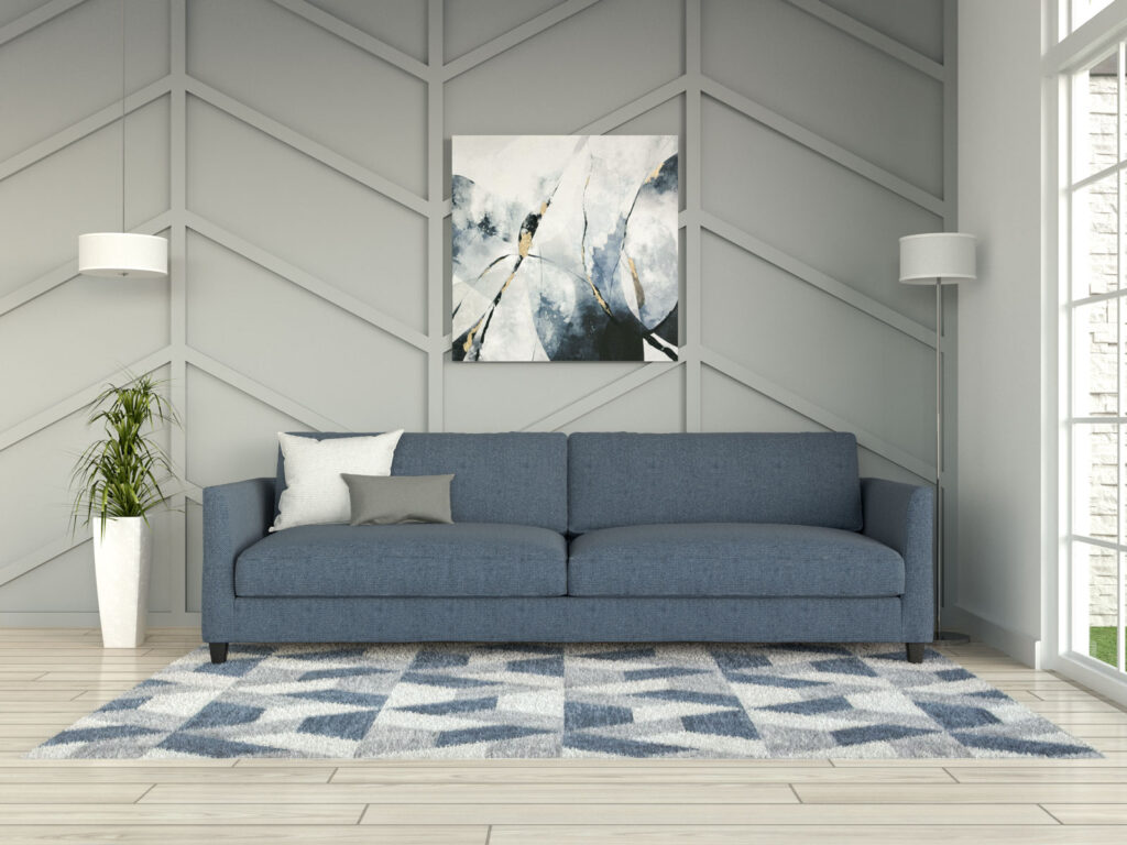 Best Rug for Blue Couch (15 Stylish Options) - roomdsign.com