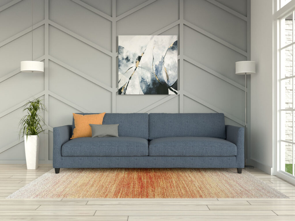 Best Rug for Blue Couch (15 Stylish Options) - roomdsign.com