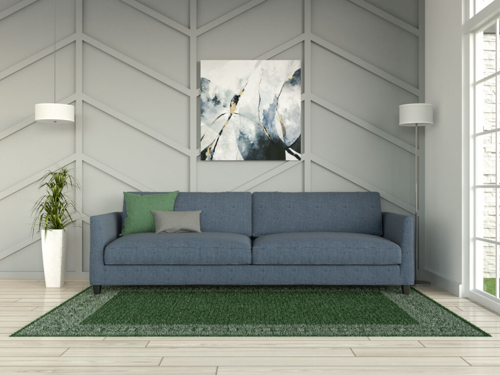 Best Rug for Blue Couch (15 Stylish Options) - roomdsign.com