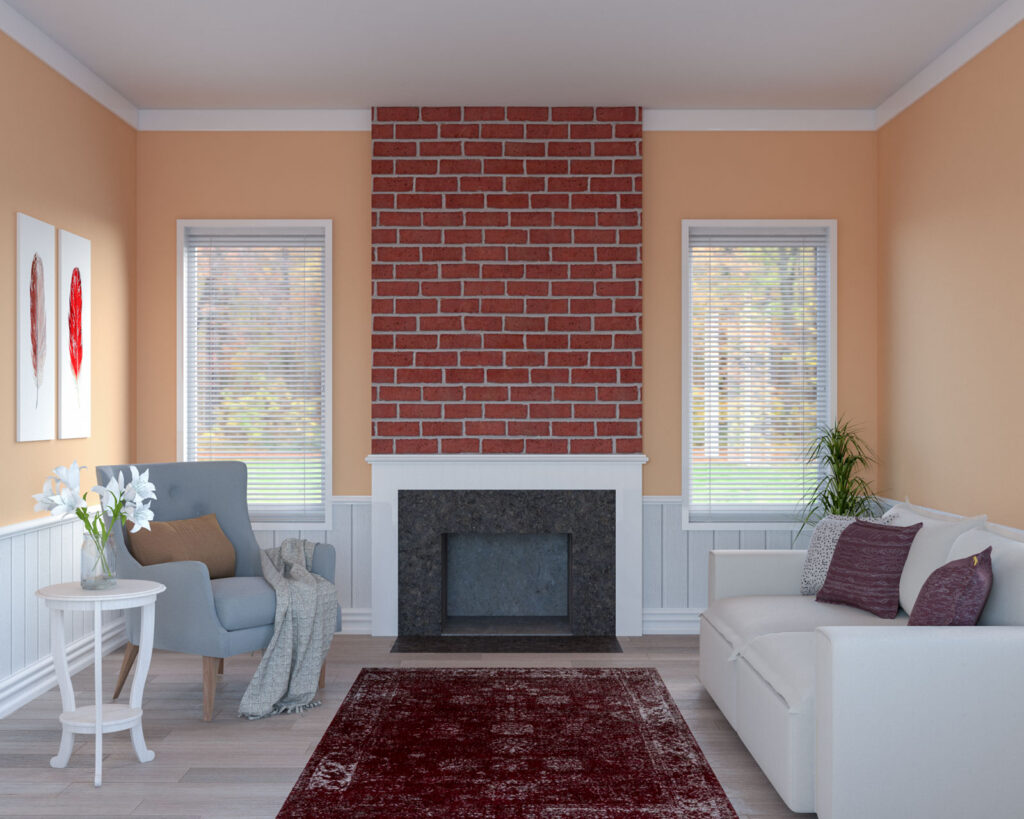 10 Interior Wall Paint Colors That Harmonize with Red Brick Walls ...