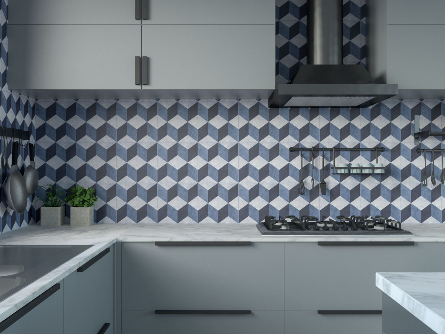 15 Blue Backsplash Tile Ideas That Bring Your Kitchen to New Heights ...