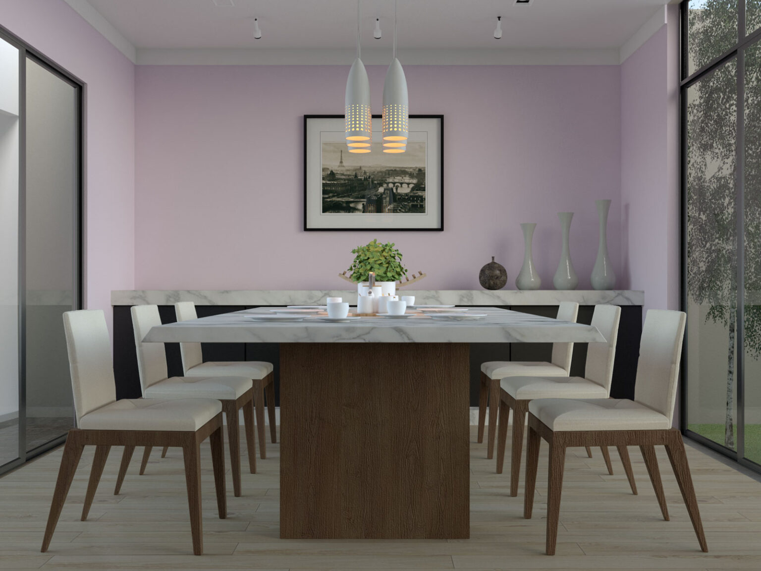 15 Stylish Wall Colors for a Warm and Cozy Dining Room - roomdsign.com