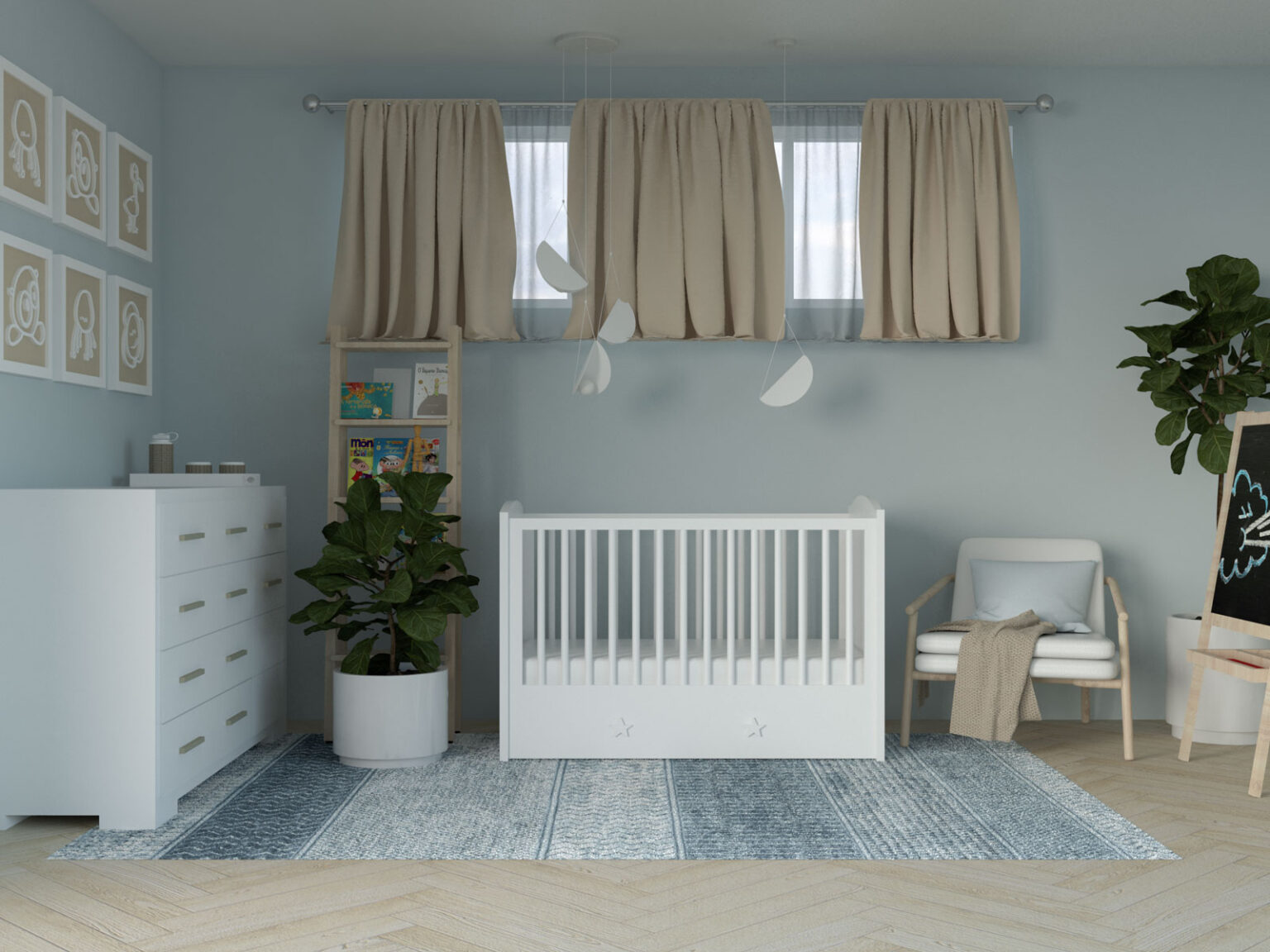 10 Calming Nursery Color Schemes for Your Baby’s Room - roomdsign.com