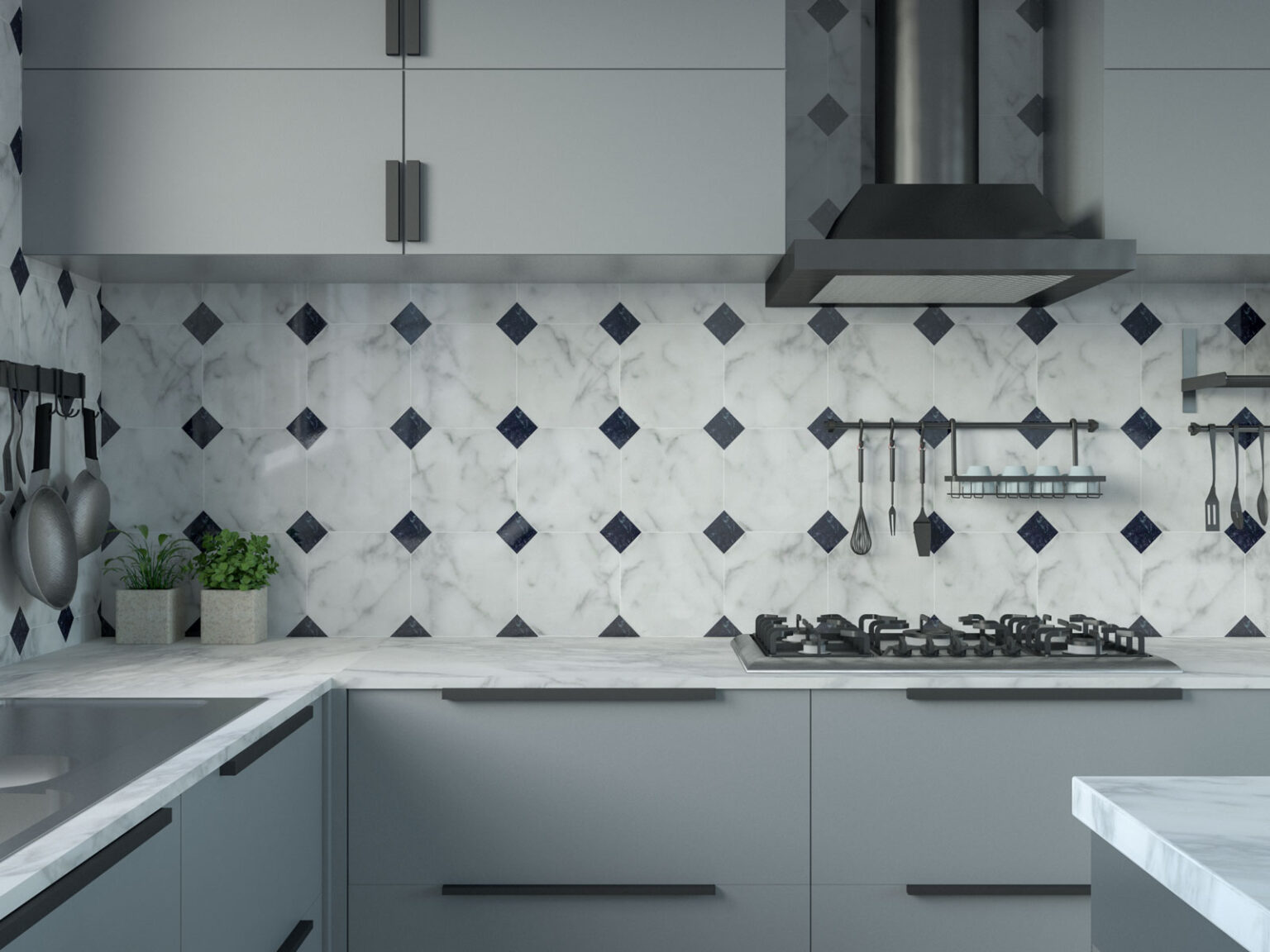 15 Blue Backsplash Tile Ideas That Bring Your Kitchen to New Heights ...