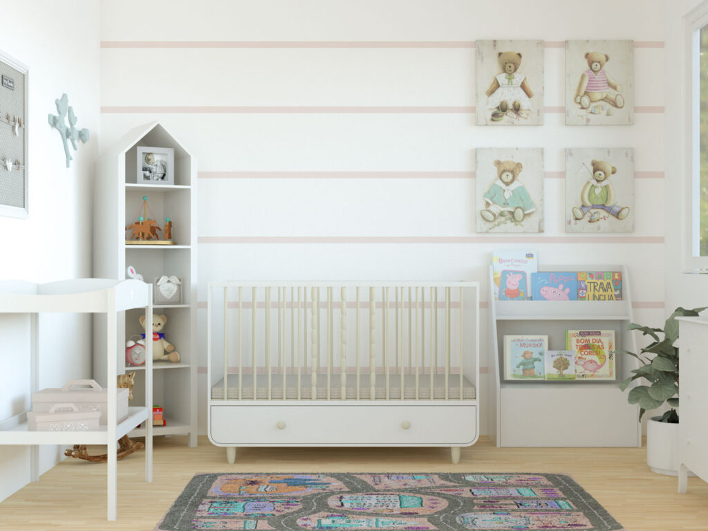 8 Nursery Striped Wall Ideas to Enliven Your Baby’s Space - roomdsign.com