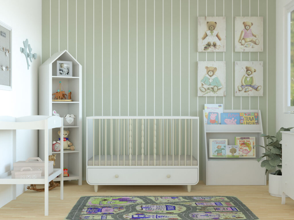 8 Nursery Striped Wall Ideas to Enliven Your Baby’s Space - roomdsign.com