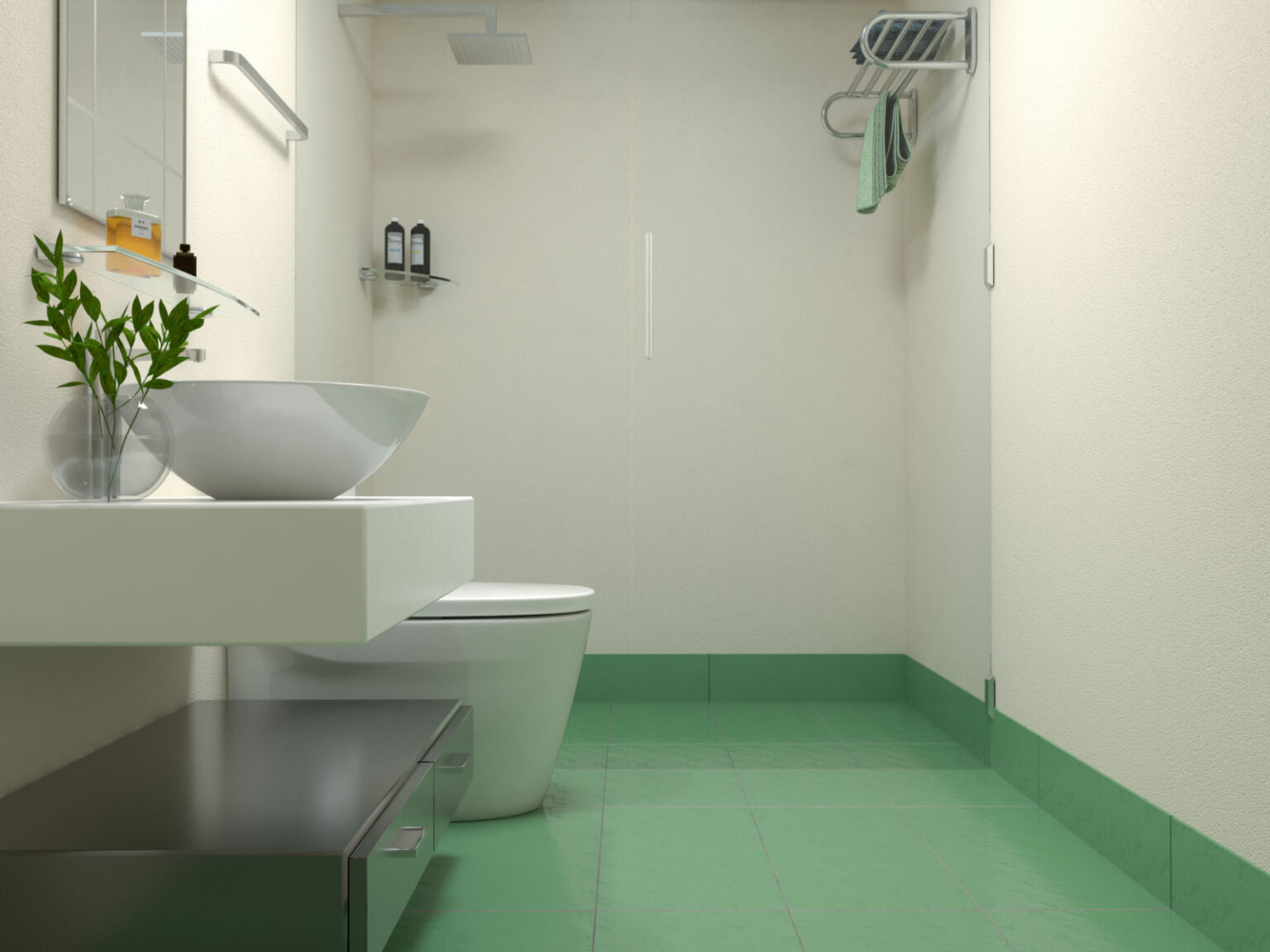 10 Interesting Color Ideas to Complement Green Tile Floors (Fresh and Stylish Pairings ...