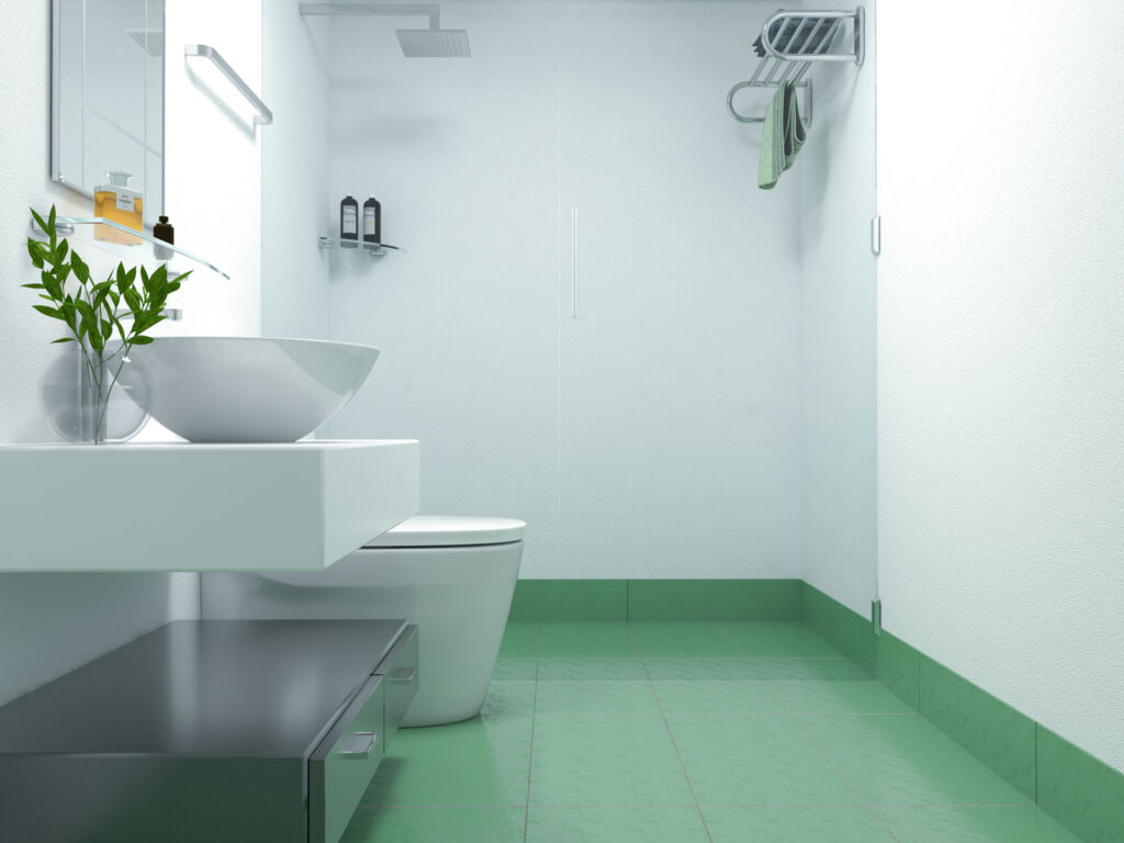 10 Interesting Color Ideas to Complement Green Tile Floors (Fresh and ...