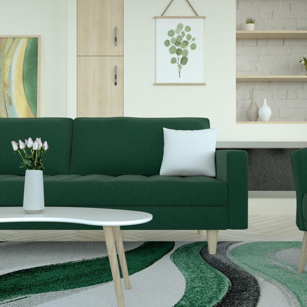 10 Cushion Colors That Add Sophistication to Your Dark Green Sofa ...