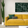 8 Interesting Accent Colors For Your Vibrant Mustard Sofa - roomdsign.com