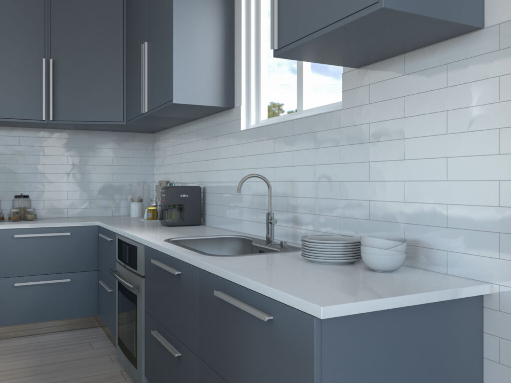 10 Stylish Cabinet Colors for White Quartz Countertops - roomdsign.com