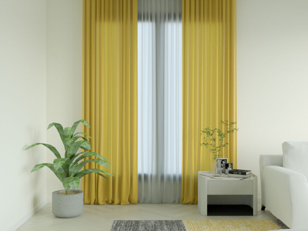 Explore 8 Interesting Colors to Complement Your Yellow Curtains ...