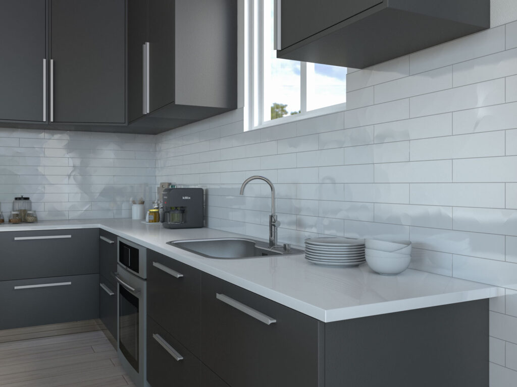 10 Stylish Cabinet Colors for White Quartz Countertops - roomdsign.com