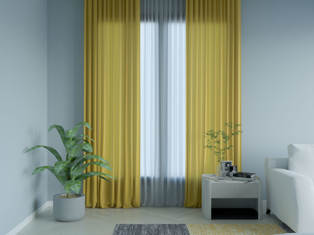Explore 8 Interesting Colors to Complement Your Yellow Curtains ...