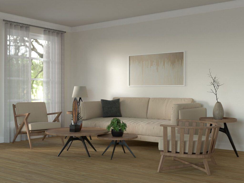 7 Furniture Colors To Pair with Rustic Timber Floors - roomdsign.com