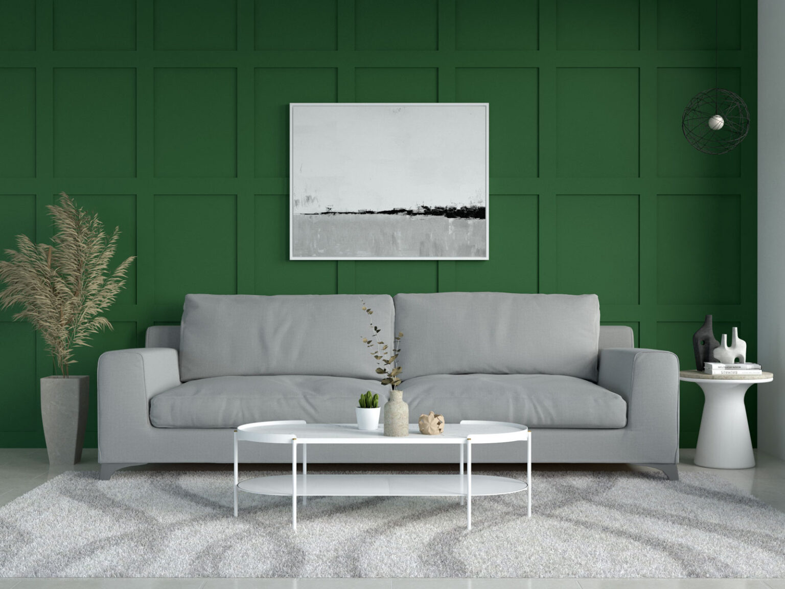8 Fresh Green Shades That Pair Perfectly with Gray - roomdsign.com