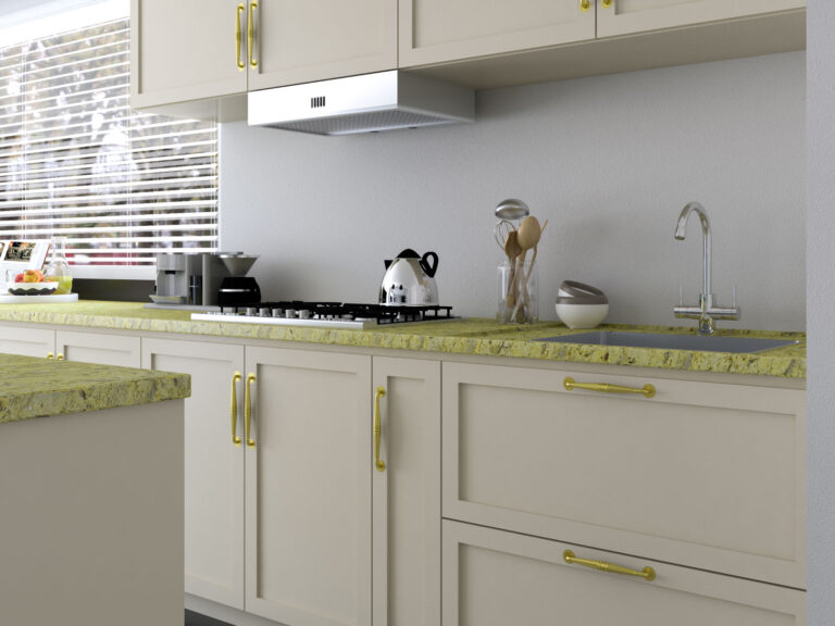 7 Cabinet Colors to Enhance Your Yellow Granite Countertops’ Vibrancy ...