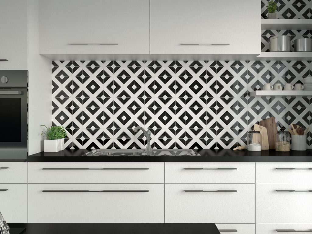 10 Bold and Stylish Black Kitchen Backsplash Ideas - roomdsign.com