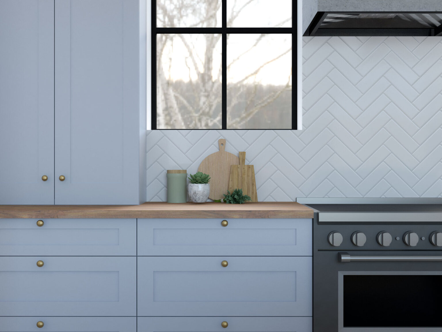 8 Cabinet Colors That Pair Perfectly with Butcher Block Countertops ...