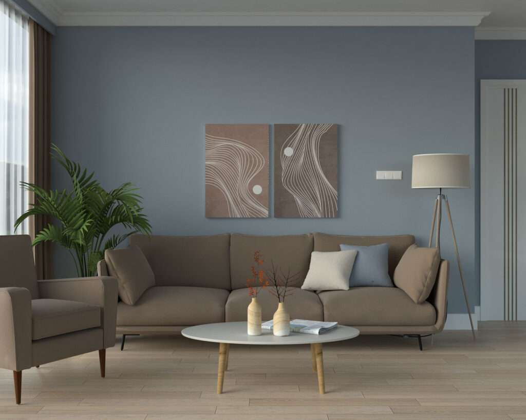 7 Blue Shades That Coordinate Effortlessly with Brown Furniture ...