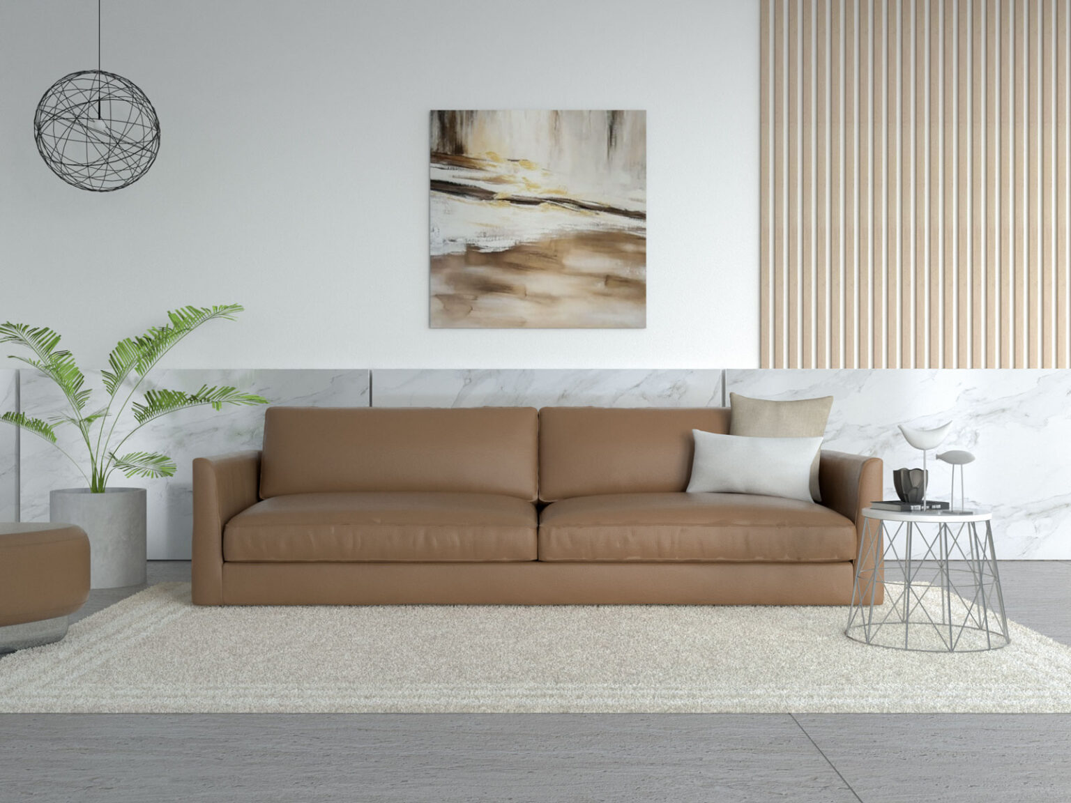 8 Rug Colors to Complement Brown Leather Couch - roomdsign.com