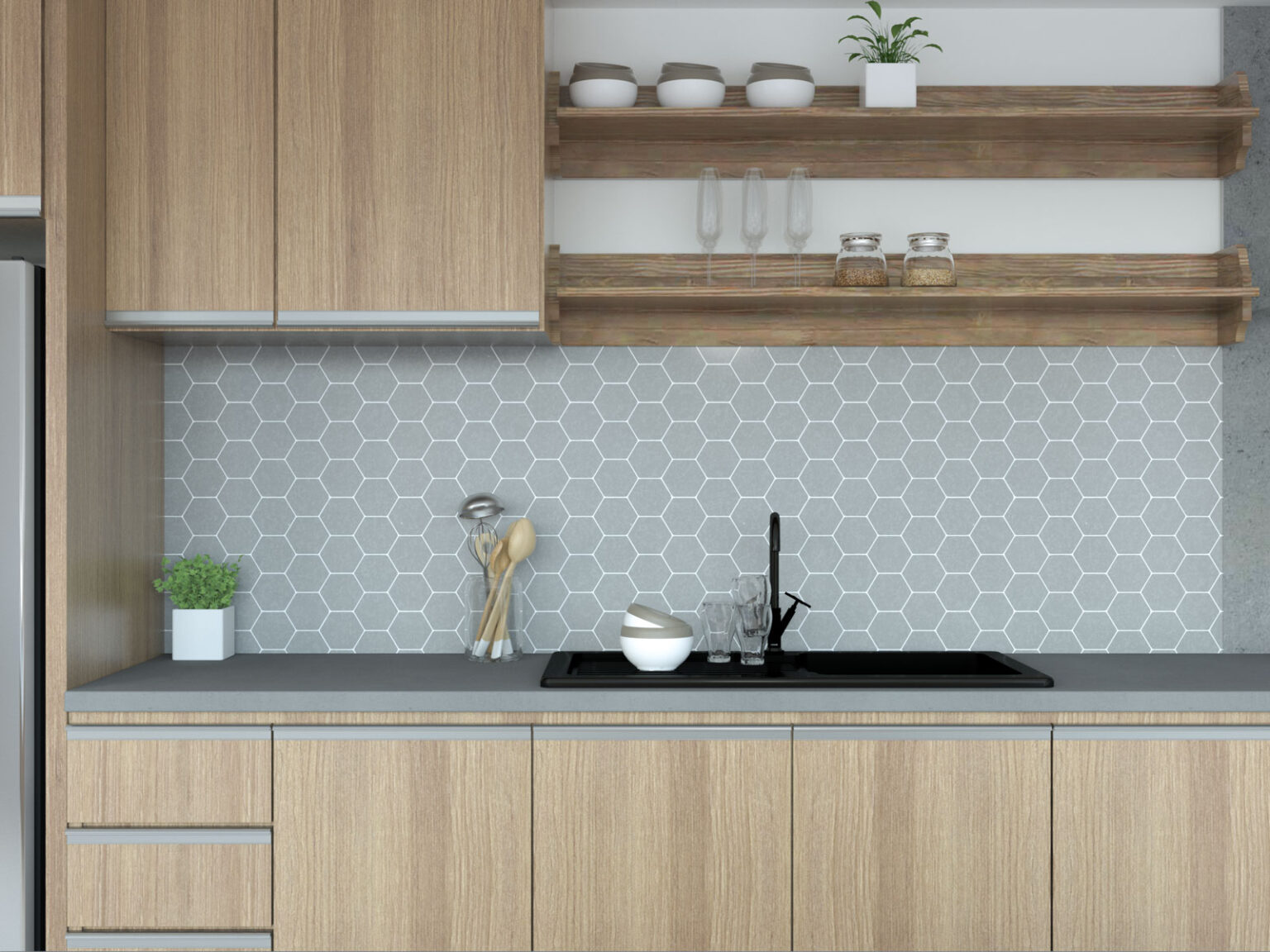 11 Gray Kitchen Backsplash Ideas for a Sophisticated Touch - roomdsign.com